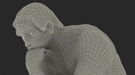 The Thinker Statue Bronze 3d Model 49 3ds Blend C4d Fbx Max Ma
