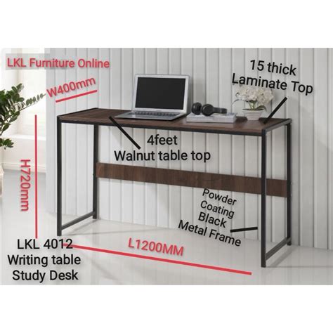 Lkl 4012 4 Feet Writing Tablestudy Desk4 Kaki Meja Pelajar Shopee