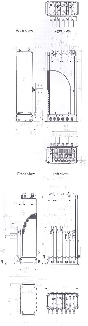 ABB ACS800 AC Variable Frequency Drive ACS 800 U4 Module R7 Frame Size