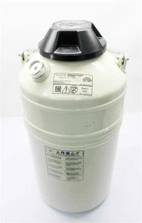 Chart Mve Lab 10 Cryogenic Dewar Liquid Nitrogen Un 1977 Storage Tank