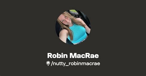 Robin Macrae Instagram Tiktok Linktree