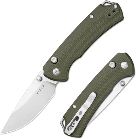 Kizer T1 Bd Edc Pocket Knife 32 Nitro V Steel Drop Point