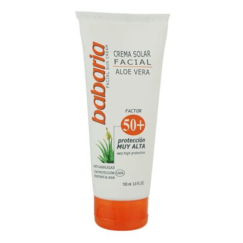 BABARIA SUN FACIAL SUN CREAM Crema Solar SPF 50 Notino Es