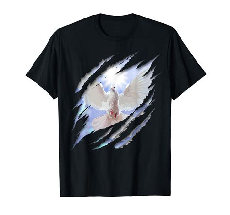 Baptism Holy Spirit White Dove Baptized Christian T Shirt