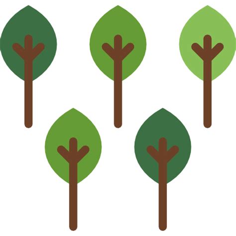 Trees Basic Miscellany Flat Icon