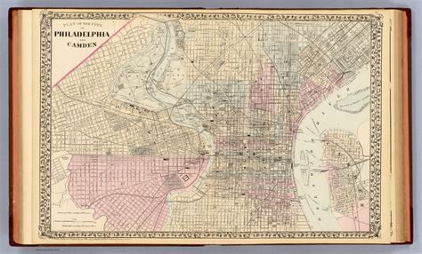 Plan Of The City Of Philadelphia And Camden Drawn And Engraved By Wh