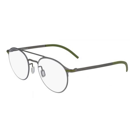 Flexon Mens Gunmetal Round Eyeglass Frames Flexonb200303252
