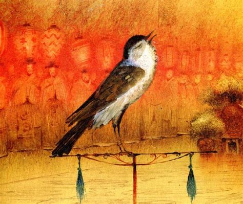Игорь Олейников Император и соловей Nightingale Illustration