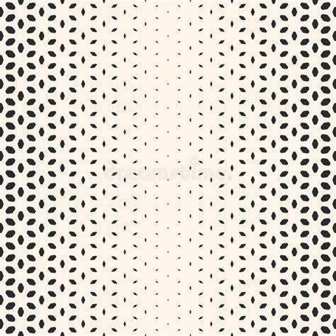 Vector Halftone Texture Monochrome Seamless Pattern Gradient