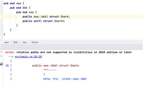 Support Error `relative Paths Are Not Supported In Visibilities In 2018