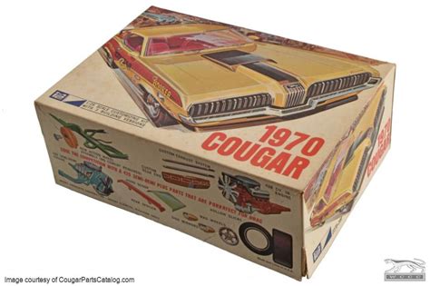 1970 Mercury Cougar Model Kit Mpc 2270 200 Open Box Used ~ 1970
