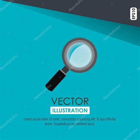 돋보기 디자인의 확대 스톡 벡터 ©yupiramos 101063430