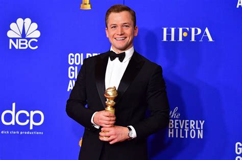 Taron Egerton Wins Golden Globe For Rocketman Billboard