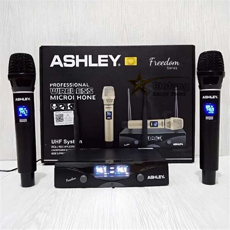 Jual Mic Wireless Ashley Freedom Mic Microphone Original By Ashley Shopee Indonesia