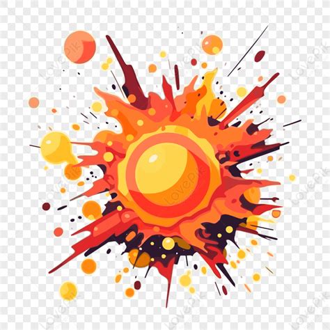 폭발 벡터 상표 만화 클립 아트