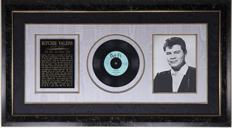 Ritchie Valens Inscribed Record Signed Historyforsale Item 350345