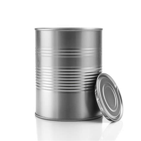Premium Ai Image Tin Can Mockup Isolated Generative Ai