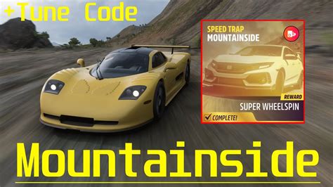 Mountainside Speed Trap Tune Code Forza Horizon 5 Youtube
