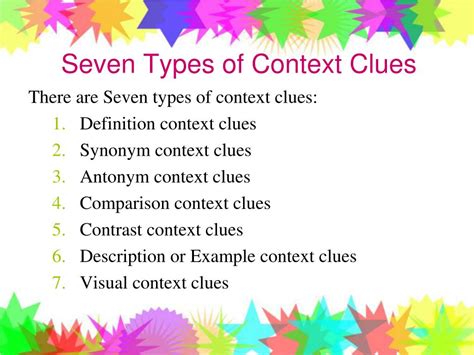 PPT Context Clues PowerPoint Presentation Free Download ID