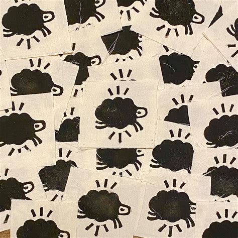 Itty Bitty Sheep Patch Etsy