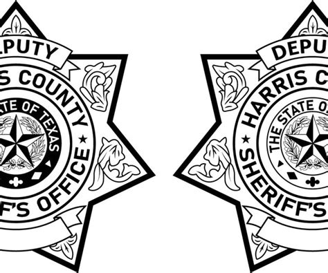 Artstation Harris County Sheriffs Office Deputy Vector File Badge