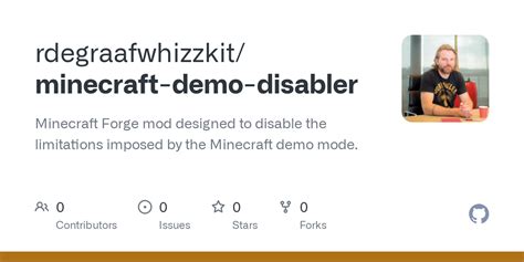 Github Rdegraafwhizzkit Minecraft Demo Disabler Minecraft Forge Mod