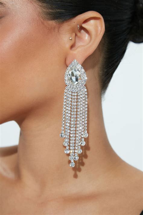 The Dreamiest Earrings Silver Fashion Nova Jewelry Fashion Nova
