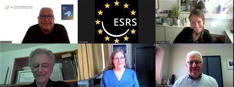 Esrs 50th Anniversary Jsr Special Issue Webinar Report Esrs