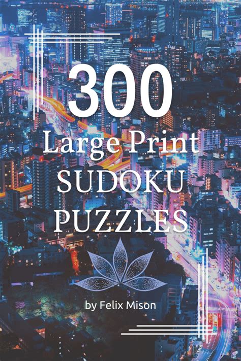 Large Print Sudoku Puzzles