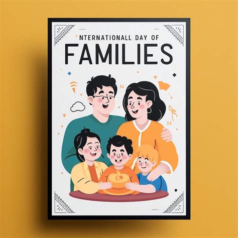 Premium Photo International Day Of Families Poster Design