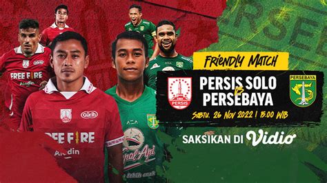 Tonton Persis Solo Vs Persebaya Surabaya Sore Ini Live Di Indosiar Dan