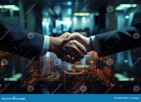 Handshake Of Two Professionals To Celebrate A Successful Business Deal