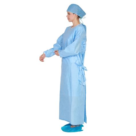 Sms Isolation Gown Disposable Waterproof Medical Gown