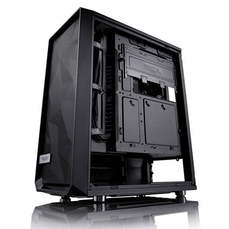 Gabinete Fractal Design Meshify C Black Ventana De Cristal Templado Mitx Matx Atx Fd Ca