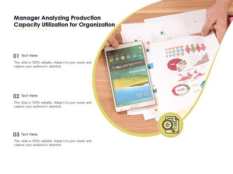 Manager Analyzing Production Capacity Utilization For Organisation