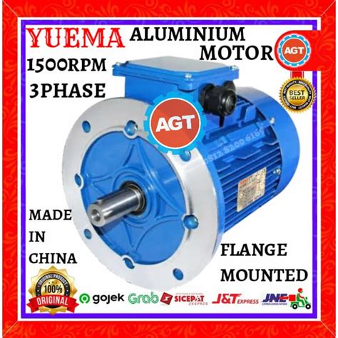 Jual Yuema Electric Motor Sa 4kw 5 5hp 3 Phase 1500rpm B5 Flange