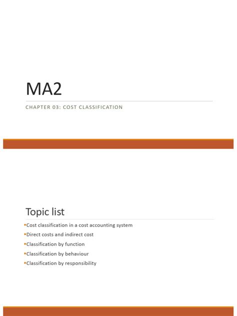 3 Cost Classification Pdf Cost Cost Of Goods Sold