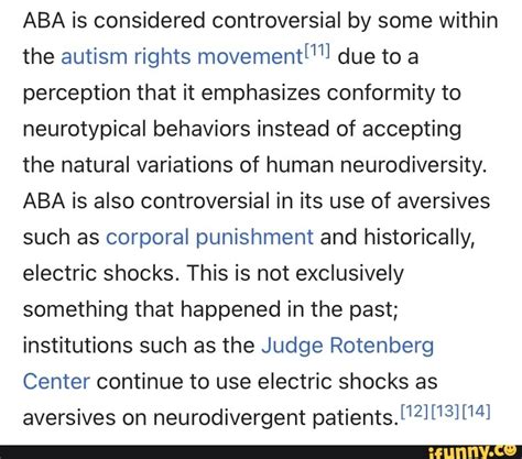 Aba Is Considered Controversial By Some Within The Autism Rights Movement Due To Perception