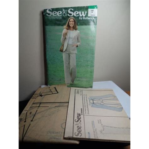Butterick See And Sew Sewing Pattern 5900