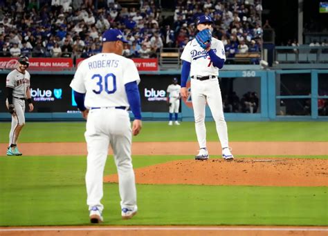 Dodgers News Dave Roberts Reacts To Bobby Millers Game 2 Outing