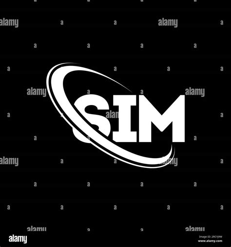 Sim Minimalist Logo Stock Vector Images Alamy