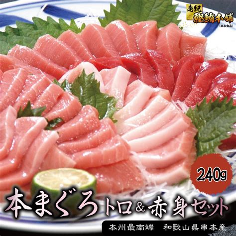 本まぐろトロ＆赤身セット240g 和歌山県串本産 南紀鰹鮪本舗