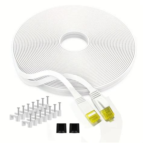 Cable Ethernet Cat 6 Alta Velocidad 35 Pies 60 Pies Conector Temu Mexico