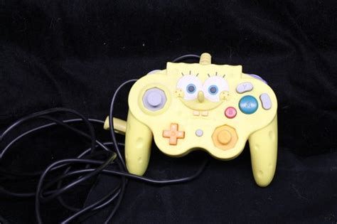 Nintendo Gamecube Spongebob Controller For Parts Repair Nose Intact Ebay