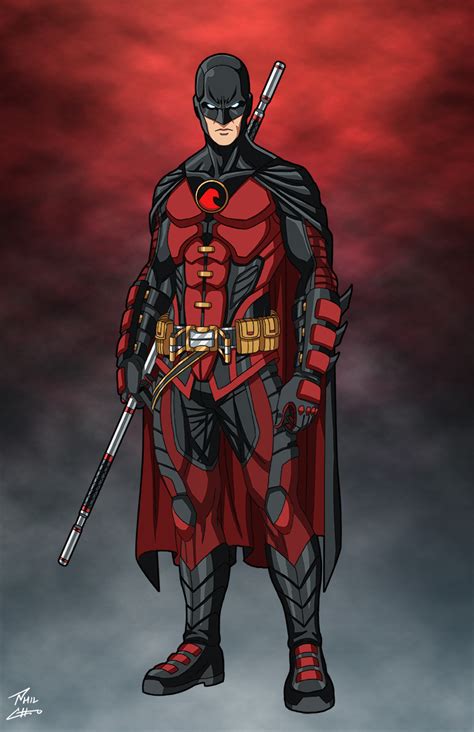 Red Robin Tim Drake By Phil Cho On Deviantart
