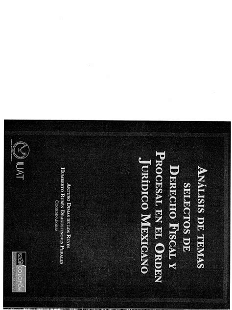 Fuentes Del Derecho Fiscal Capitulo De Libro Pdf