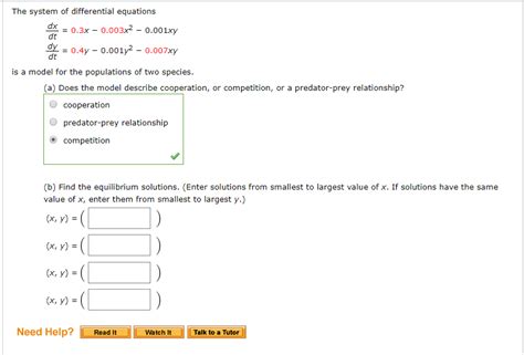 Solved The System Of Differential Equations Dx 0 3x Dt Chegg Com