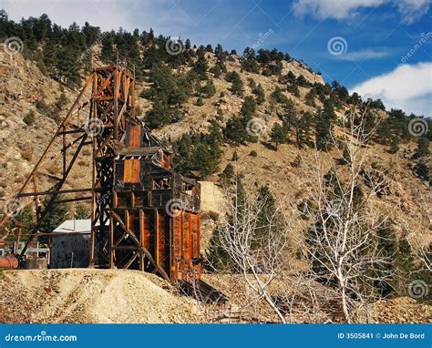 Historic Old Gold Mine Stock Image Image Of Rocky Economy 3505841