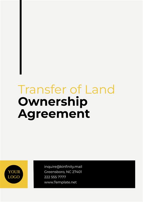 Free Transfer Of Ownership Agreement Template To Edit Online
