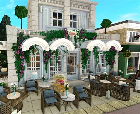 Bloxburg Cafe Ideas Outside Bloxburg Cafe Inspo Exterior Bloxburg